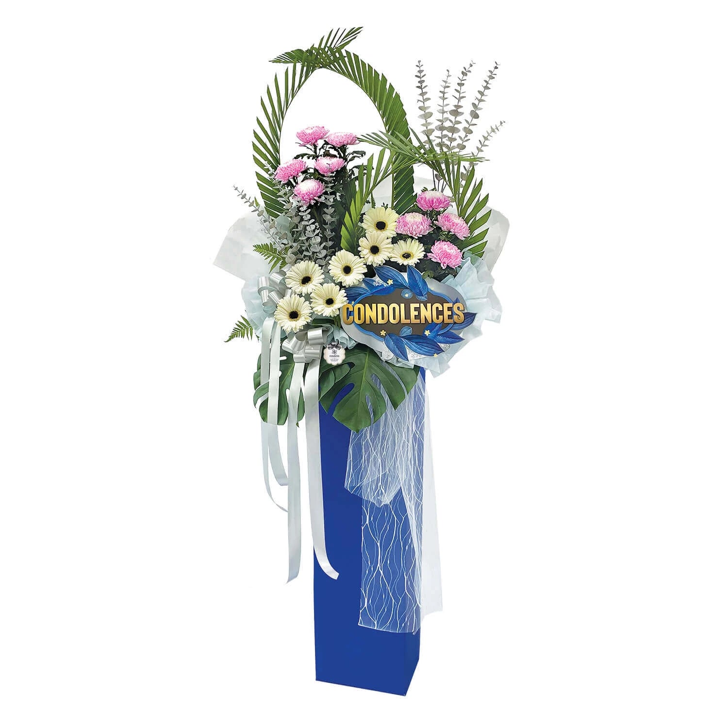 Clemency Condolence Wreath – Humming Flowers & Gifts Pte Ltd